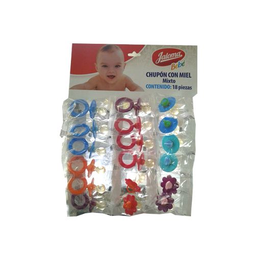 CHUPON CON MIEL MIXTO JALOMA 18 pzas. | Farmasuper