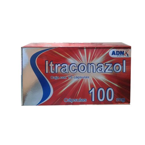 ITRACONAZOL 100 mg, 15 cap, ADN | Farmasuper