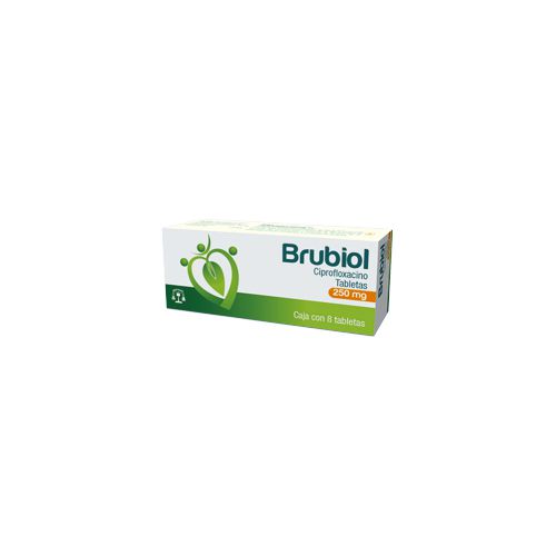 CIPROFLOXACIONO 250 MG, BRUBIOL 8 tab | Farmasuper
