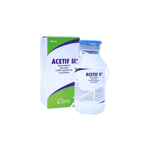 PARACETAMOL 1000 mg/100 ml, ACETIF INY | Farmasuper