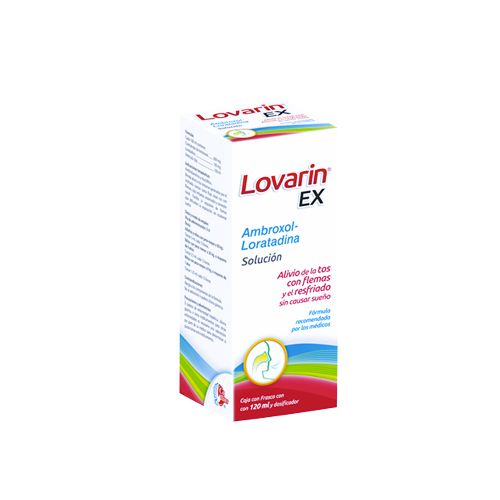 AMBROXOL/LORATADINA, 120 ml, LOVARIN EX | Farmasuper