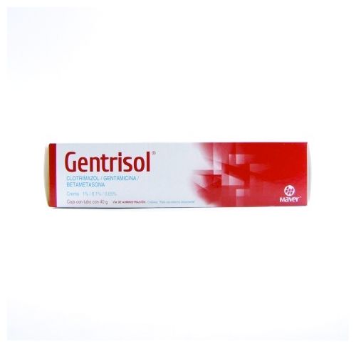 CLOTRIMAZOL GENTAMICINA BETAMETASONA GENTRISOL 40g crema | Farmasuper