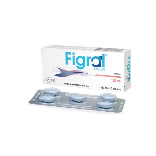 SILDENAFIL CITRATO DE 100 mg, 10 tab, FIGRAL | Farmasuper
