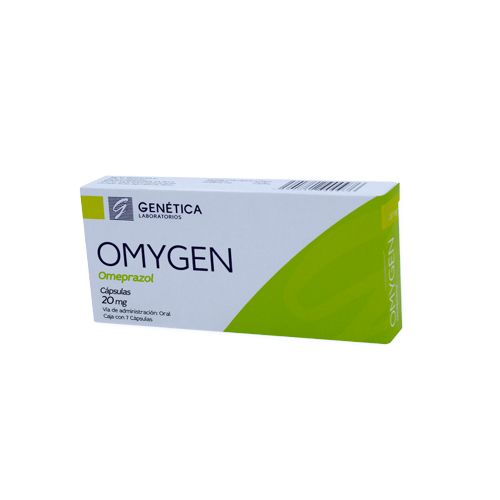 OMEPRAZOL 20 mg, OMYGEN, 7 cap | Farmasuper